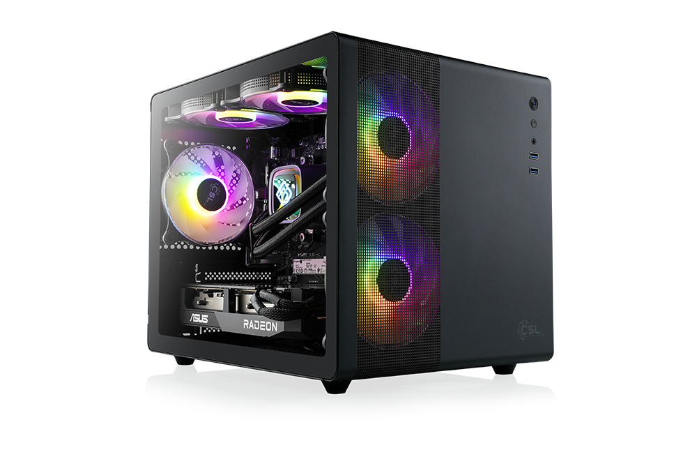Der CSL ForgeCube: Ultrakompakter mATX Gaming-Tower mit Platz für High-End-Hardware - CSL ...