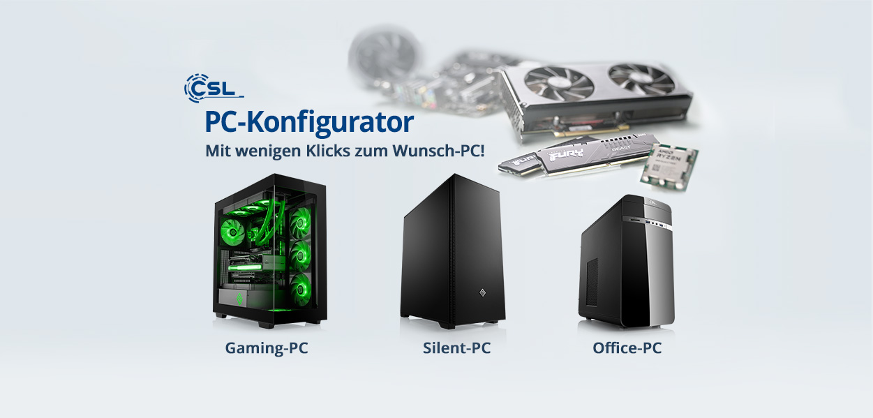 PC-Konfigurator von CSL Computer: Dein Weg zum Wunsch-PC