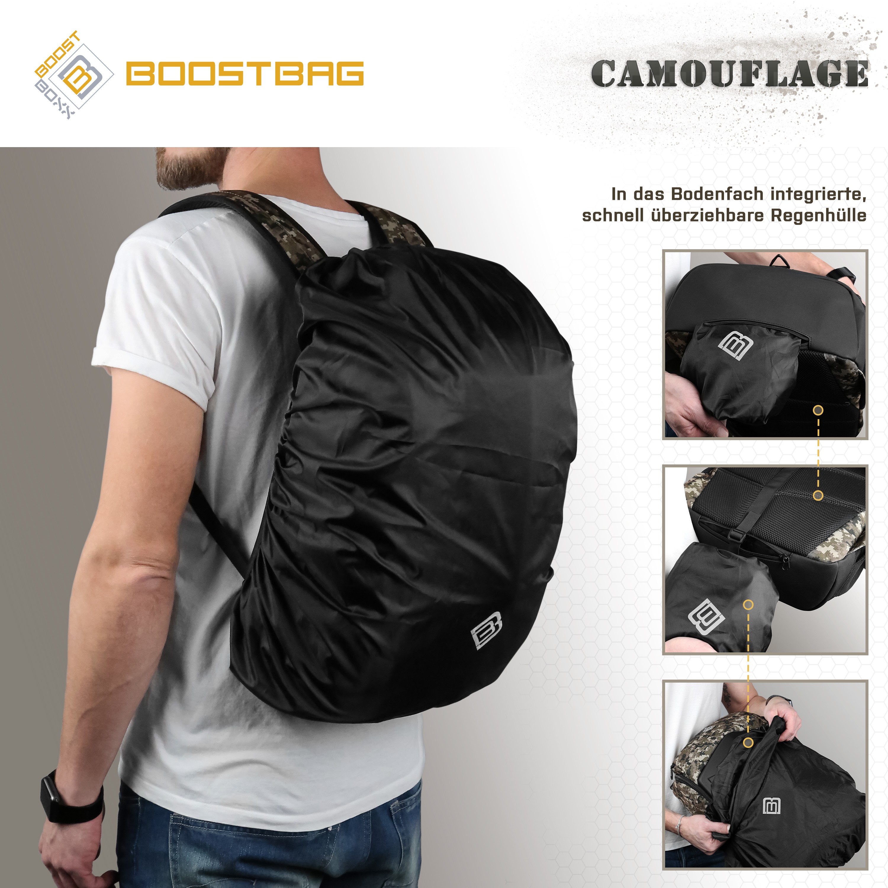 BoostBoxx BoostBag Camouflage - Notebook backpack up to 17.3". | CSL ...