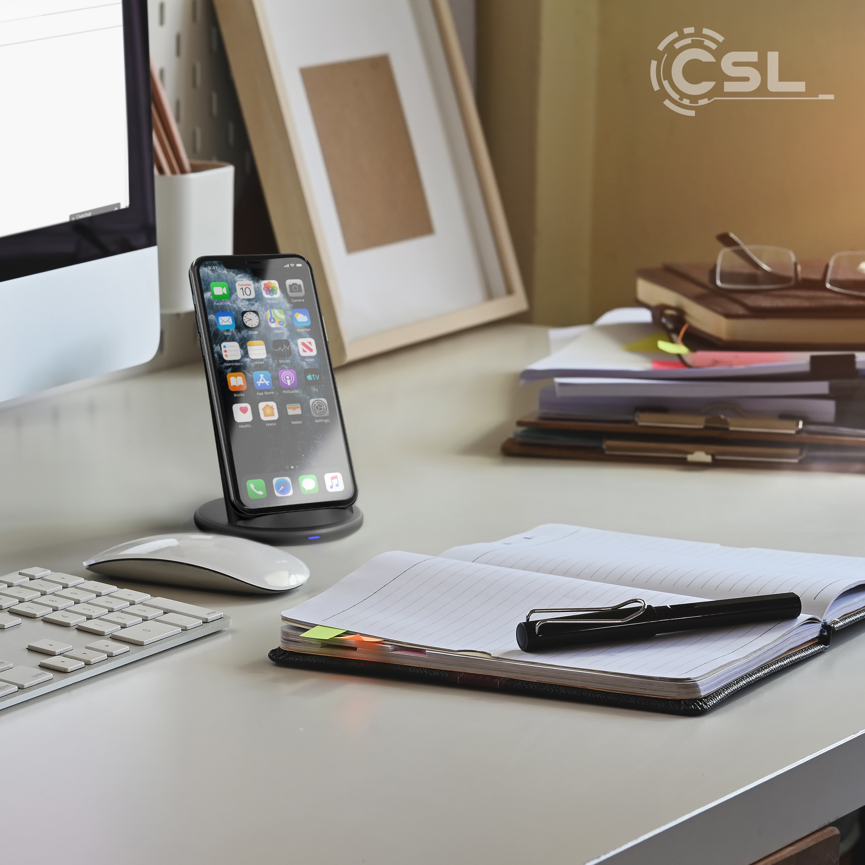 Wireless Charger CSL Qi Stand | CSL Computer
