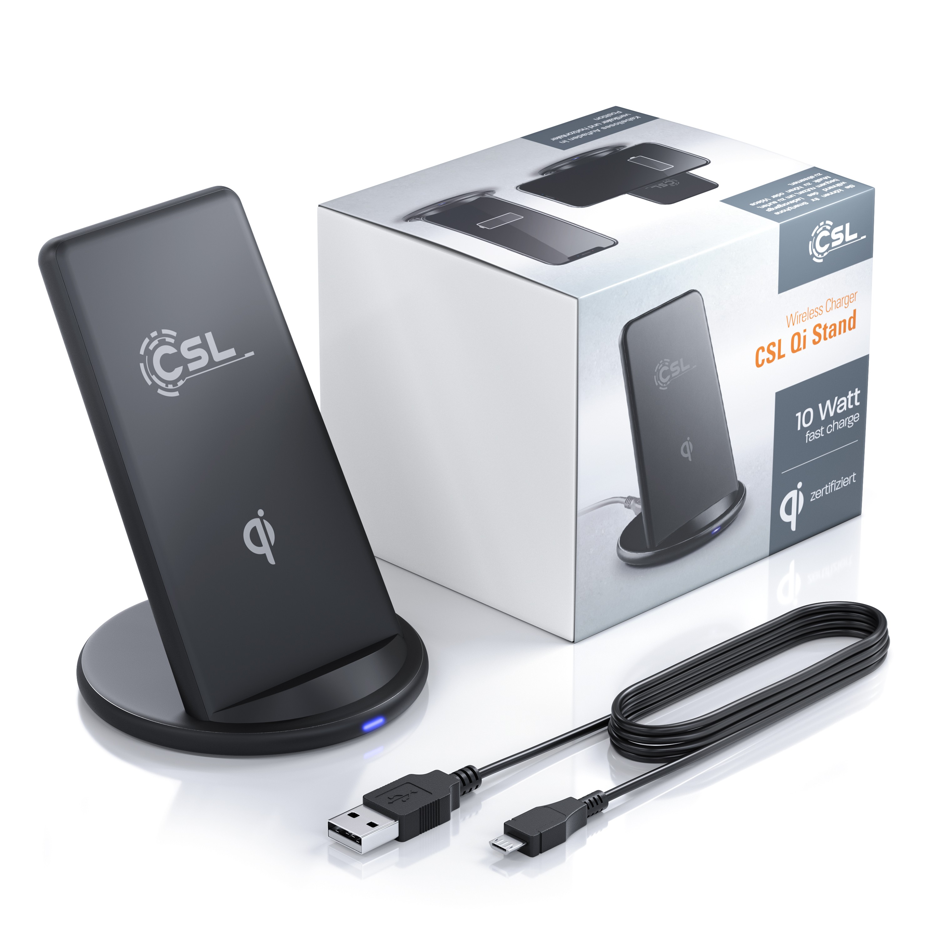 Wireless Charger CSL Qi Stand | CSL Computer