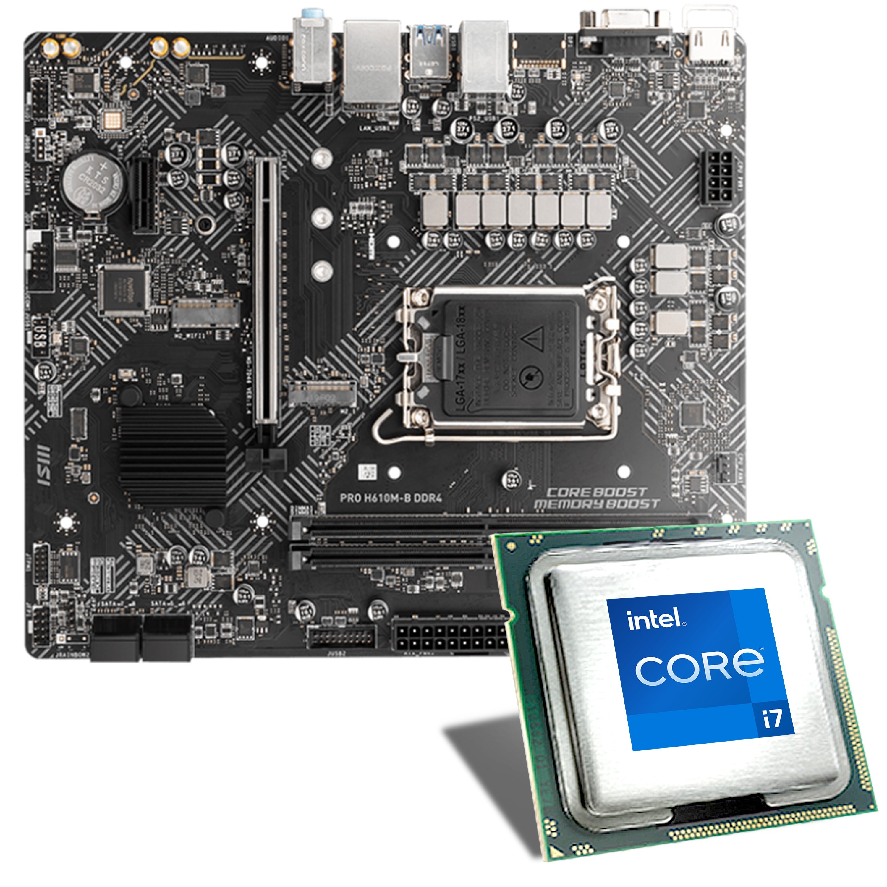 CSL Computer | Intel Core i7-13700 / MSI PRO H610M-B DDR4 motherboard ...