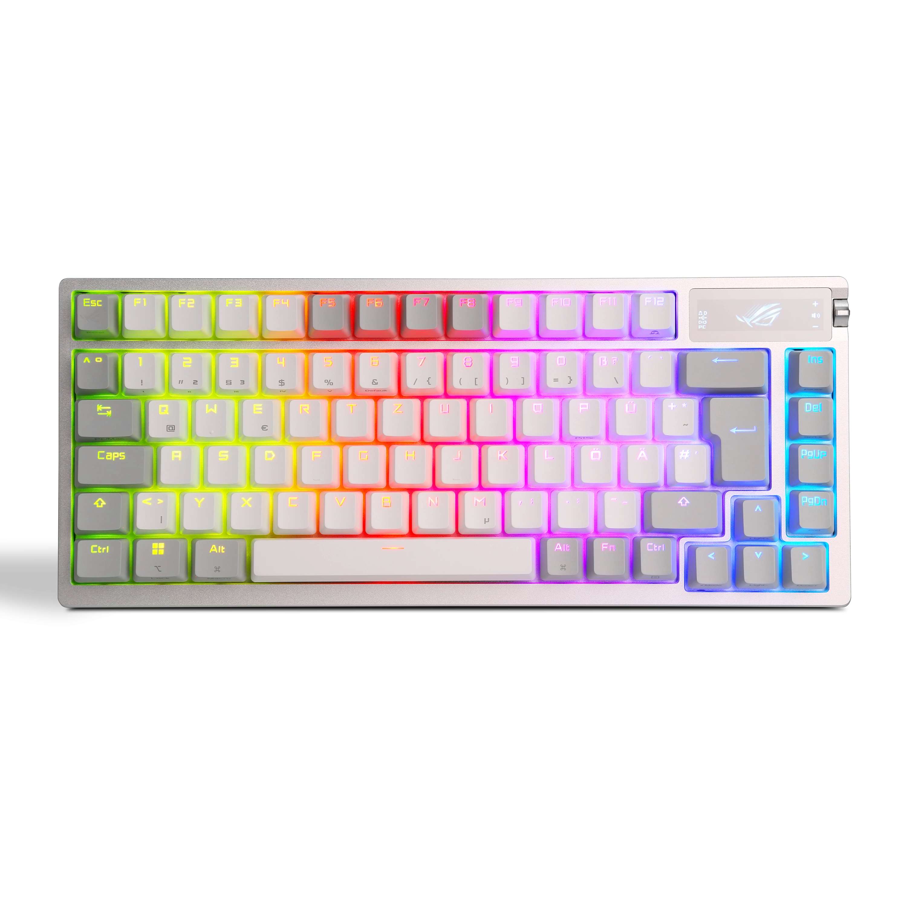 rog keyboard white
