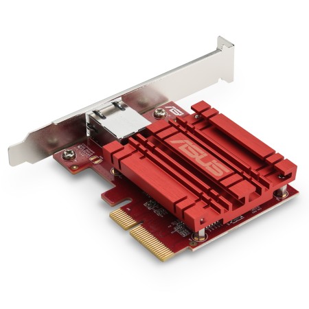 LAN PCIe network adapter, SFP+, PCIe 3.0 x4 - ASUS XG-C100F | CSL Computer