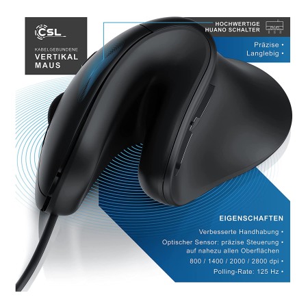 CSL USB vertical mouse v2 | CSL Computer