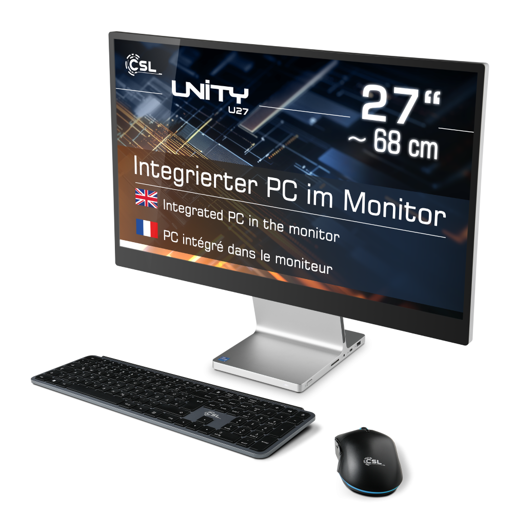 All-in-One-PC CSL Unity U27 / Windows 11 Pro / 4000GB+96GB | CSL Computer