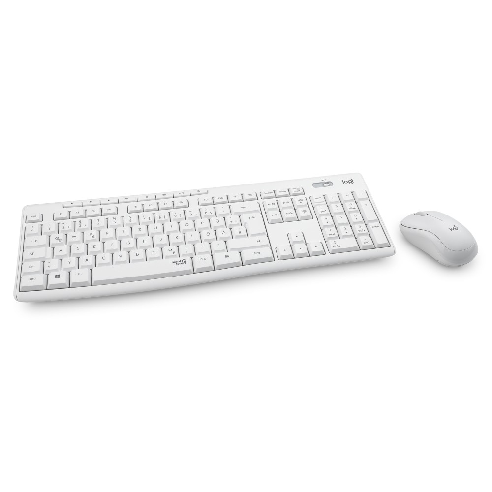 Logitech® MK295 Silent Wireless Combo white, DE | CSL Computer