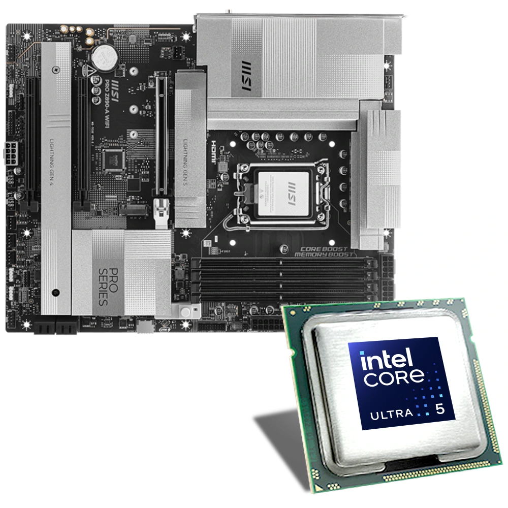 Intel Core Ultra 5 245K / MSI PRO Z890-A Wifi DDR5 mainboard bundle | CSL