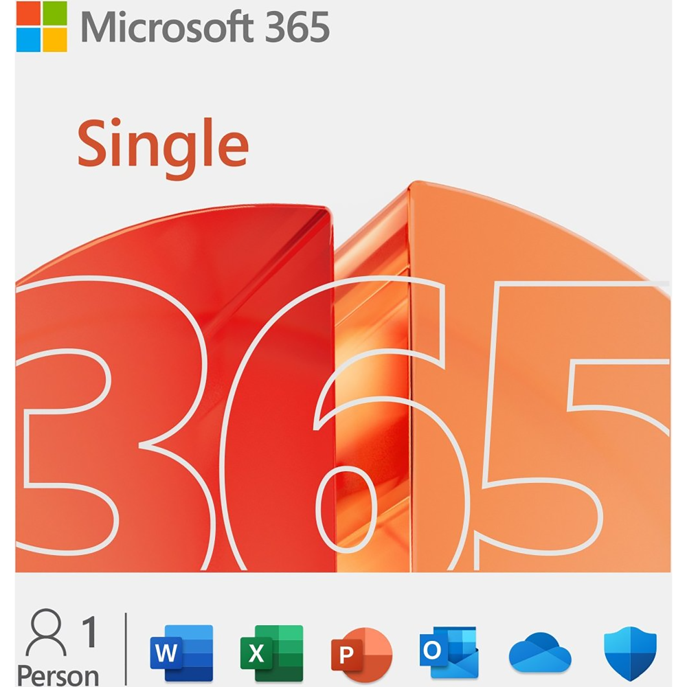 Microsoft® Office 365 Single ESD - 1 licencia (clave de producto digital, 1 año, sin suscripción ...