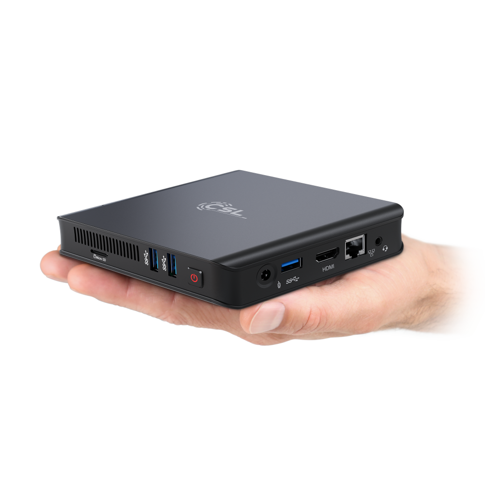 CSL Computer | Mini PC - CSL Narrow Box Ultra HD Compact v5 / Windows ...