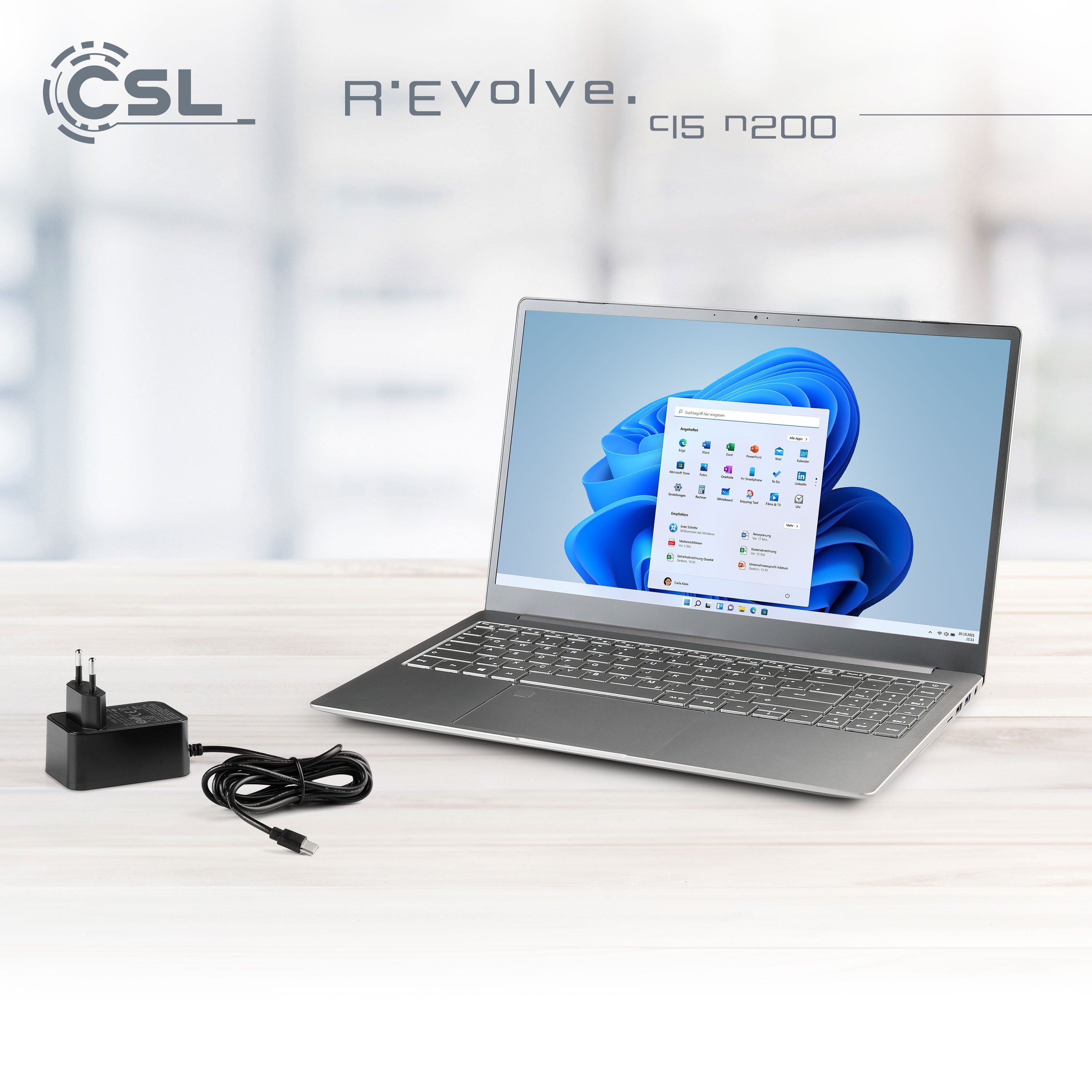Notebook CSL R'Evolve C15 v2 / Windows 11 Famille/ 500Go+8Go | CSL Computer