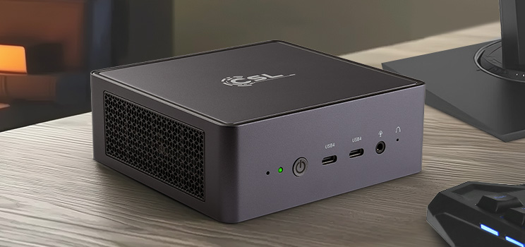 CSL VenomBox HS : Mini-PC AMD Ryzen pour Gaming et Multimédia | CSL