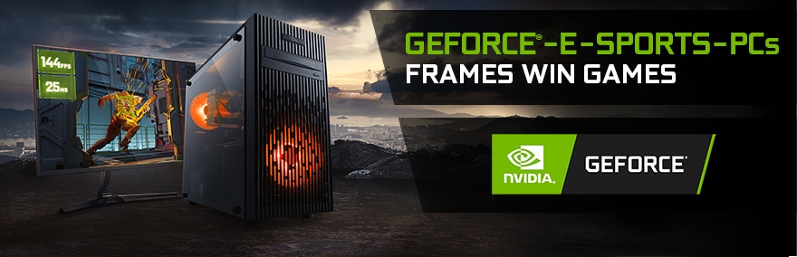 NVIDIA GeForce eSports Gaming PCs von CSL | CSL Computer
