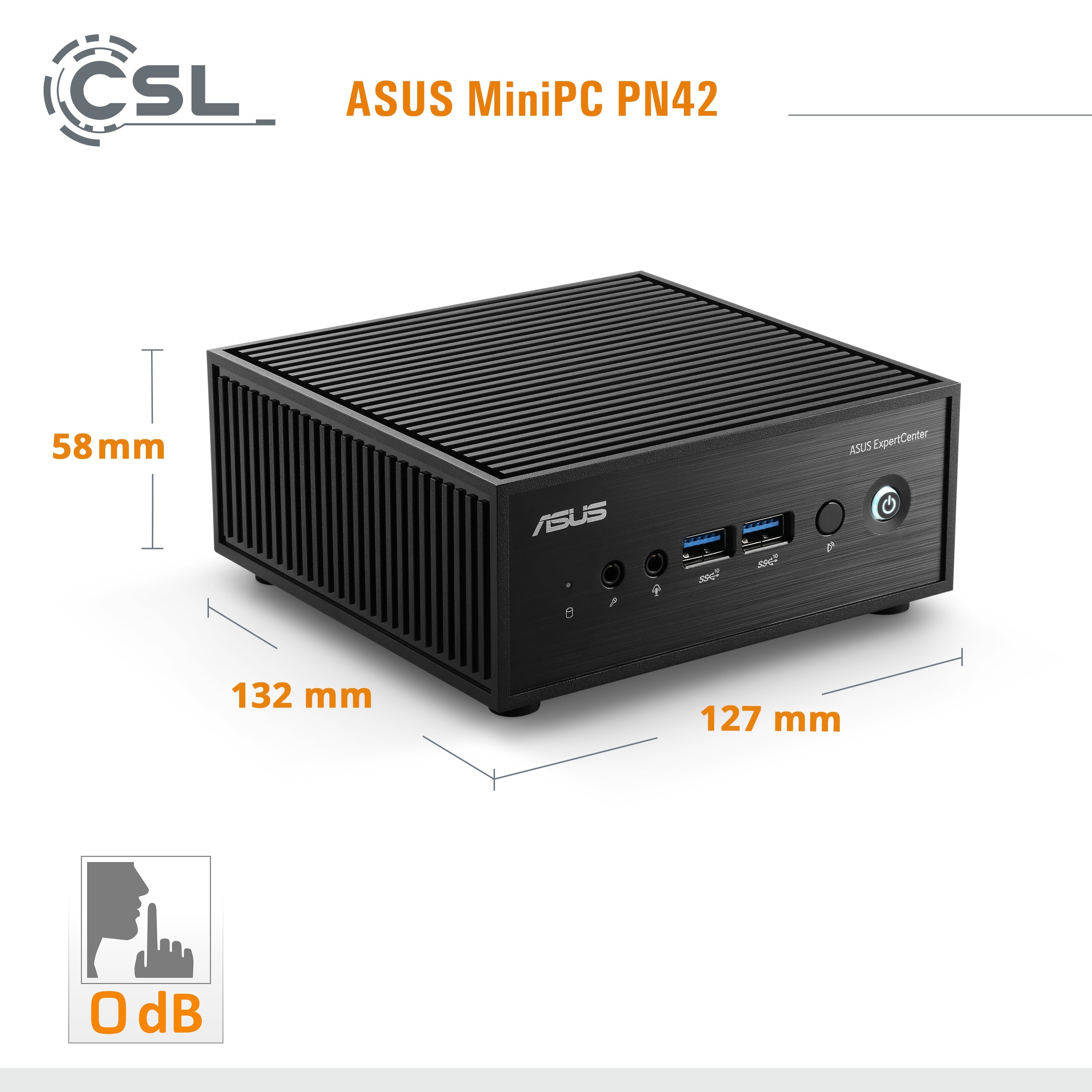Mini PC - ASUS PN42 N200 / Windows 11 Home / 1000GB+16GB | CSL Computer