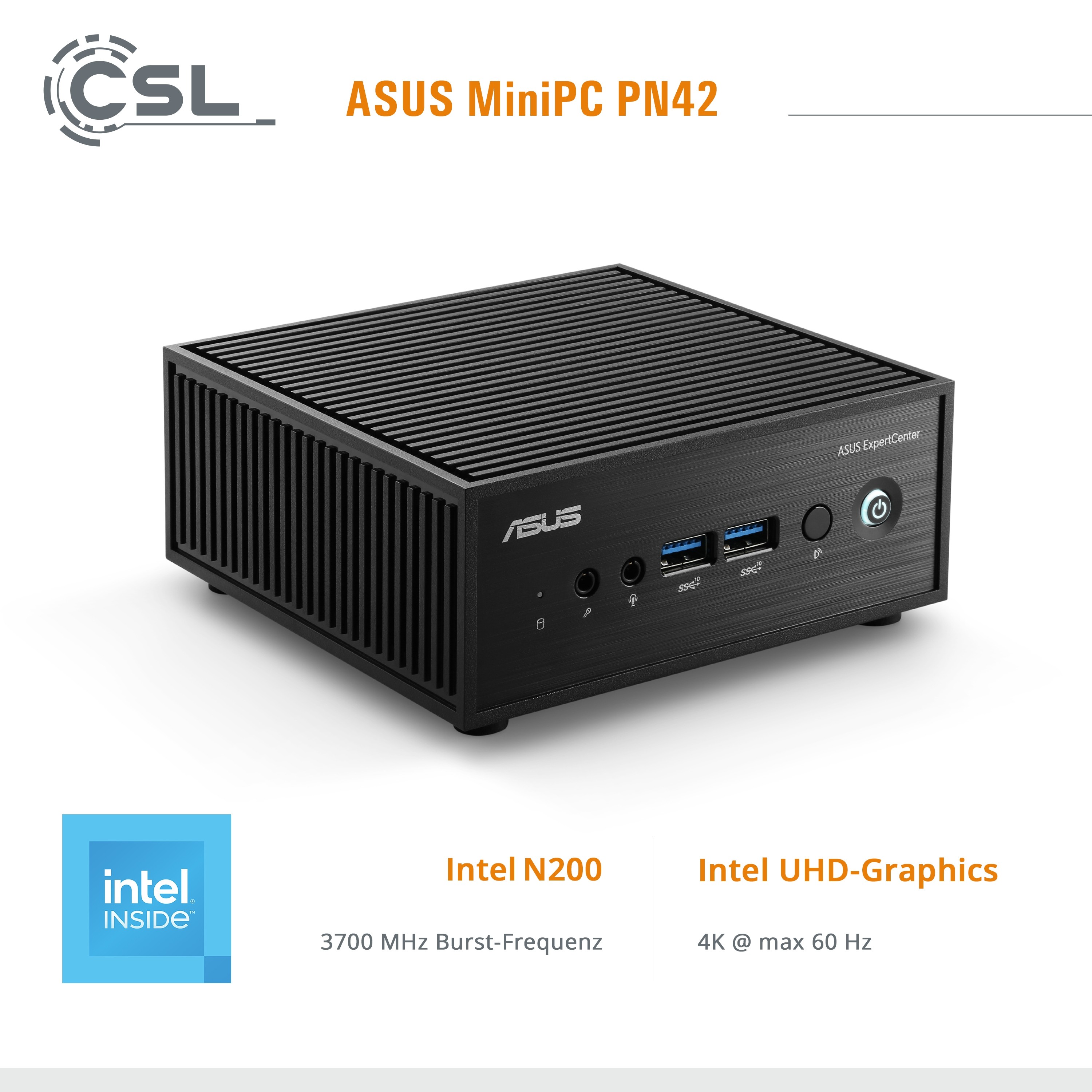 Mini PC - ASUS PN42 N200 / Windows 11 Home / 1000GB+32GB | CSL Computer