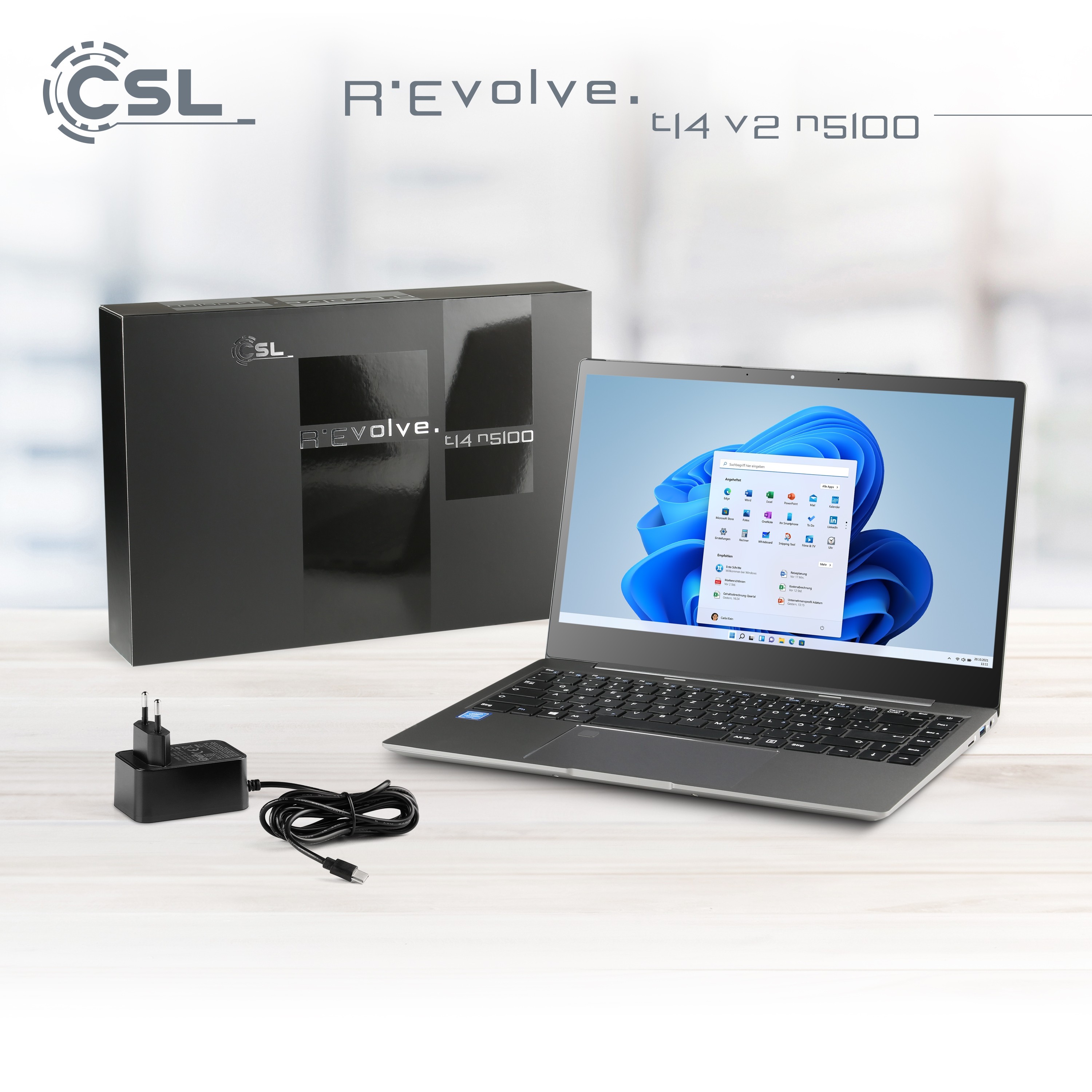 Notebook CSL R'Evolve T14 v2 / Windows 11 Pro / 500GB+8GB | CSL Computer