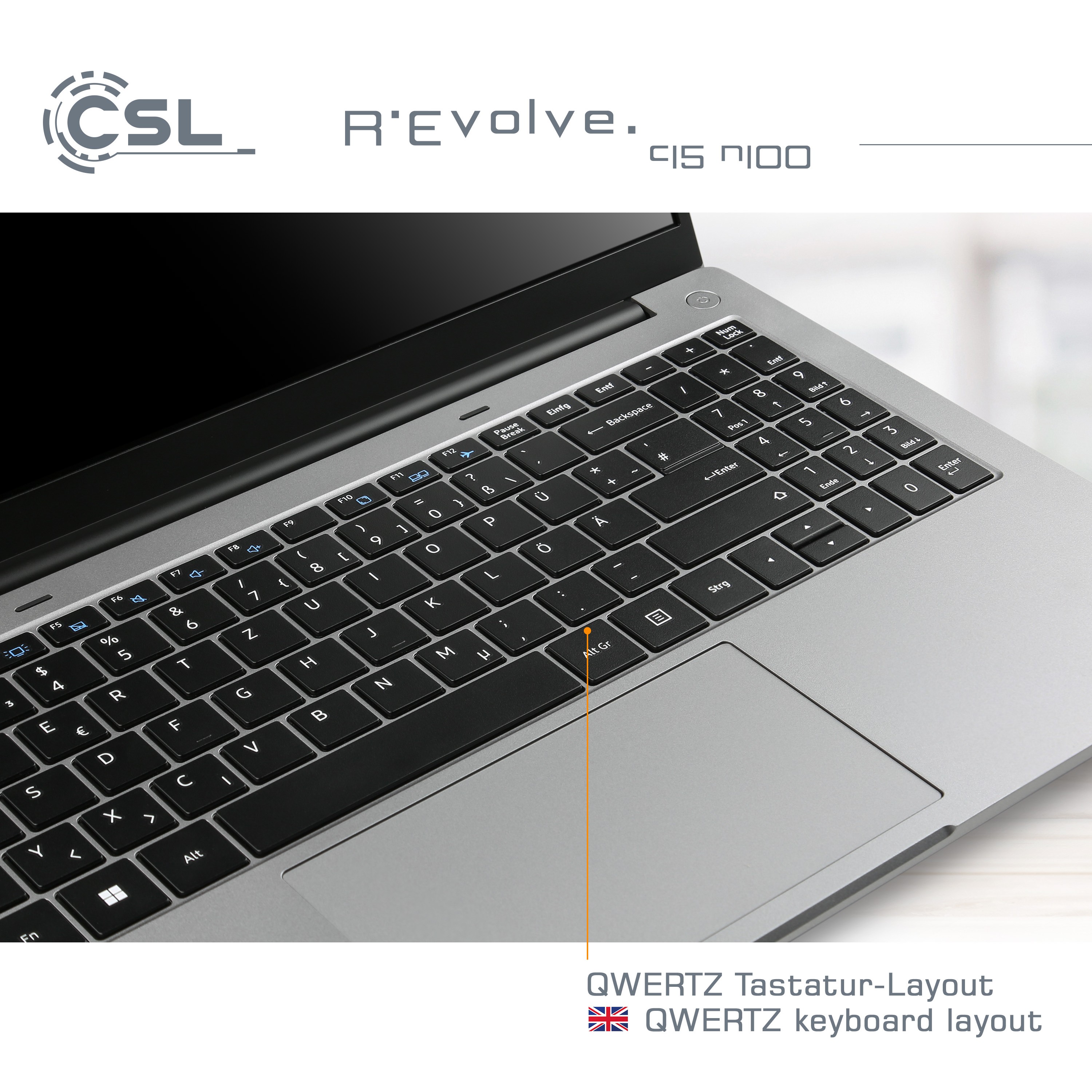 Notebook CSL R'Evolve C15 v4 / Windows 11 Pro / 2000GB+32GB | CSL Computer
