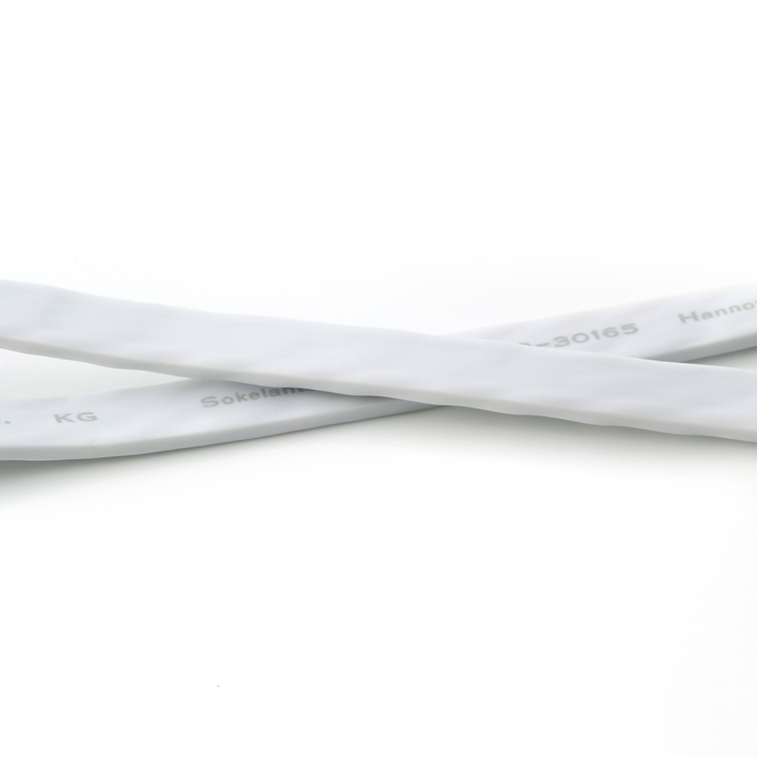 3m Flachband Patchkabel Cat6, weiß/rot | CSL Computer