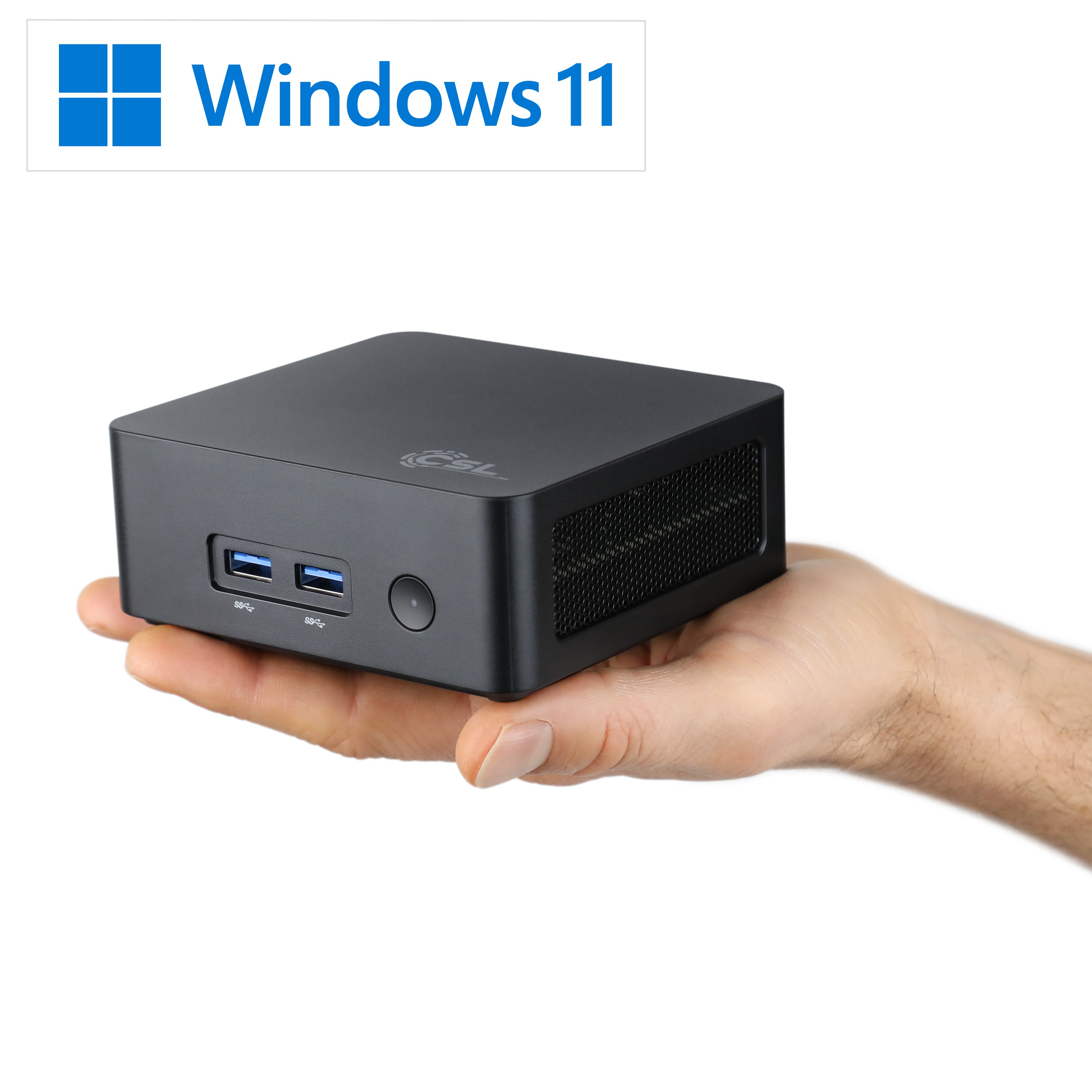 Mini PC - CSL Narrow Box Black / Windows 11 Pro / 1000GB+32GB | CSL ...