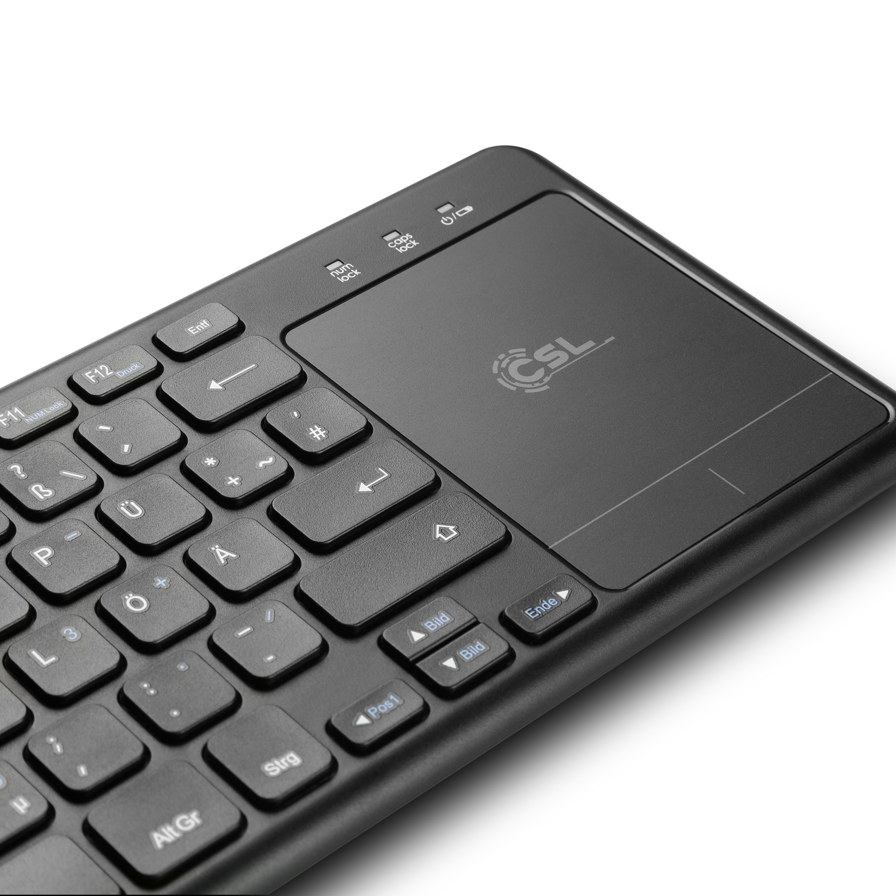 2in1 Mini Wireless Tastatur mit Touchpad | CSL Computer
