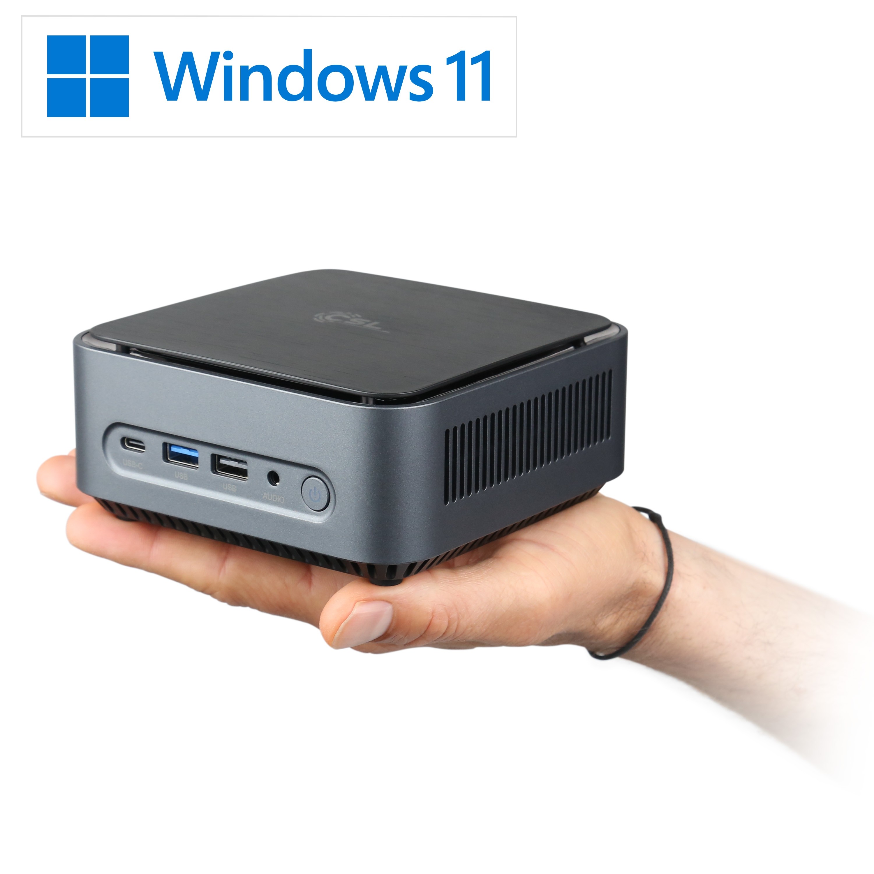 CSL Computer | Mini PC - CSL Narrow Box Premium / Windows 11 Pro / 4000GB+16GB