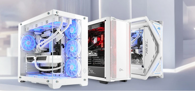 White Edition PC kaufen: Elegante, weiße Systeme & Hardware | CSL
